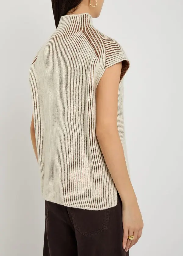 Varley Lauren Ribbed Knit Top