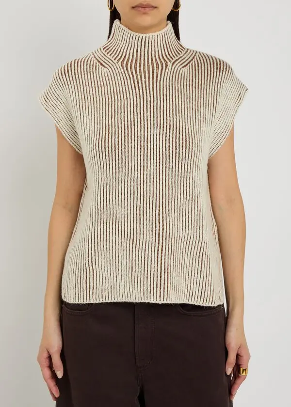 Varley Lauren Ribbed Knit Top