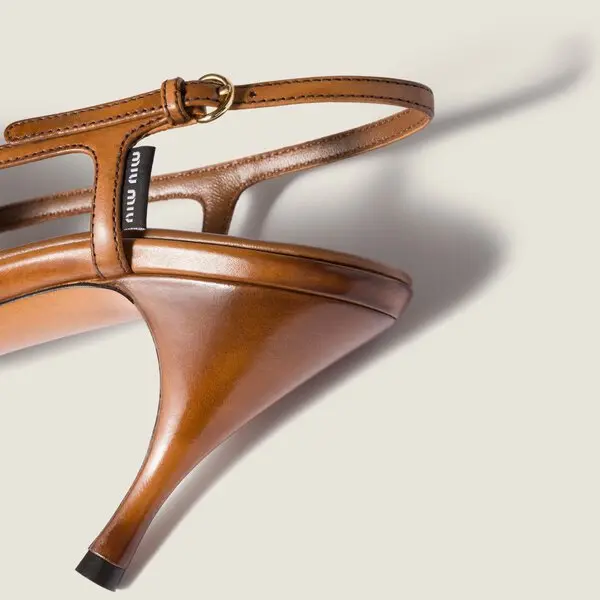Miu Miu Pointed-toe Slingback Pumps