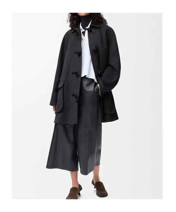 Loewe Turtleneck Sweater With Ribbed Details And Jacquard Fabric