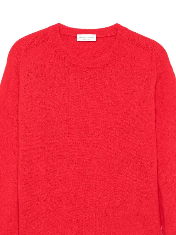 ROBERTO COLLINA Crew Neck Long-sleeved Sweater