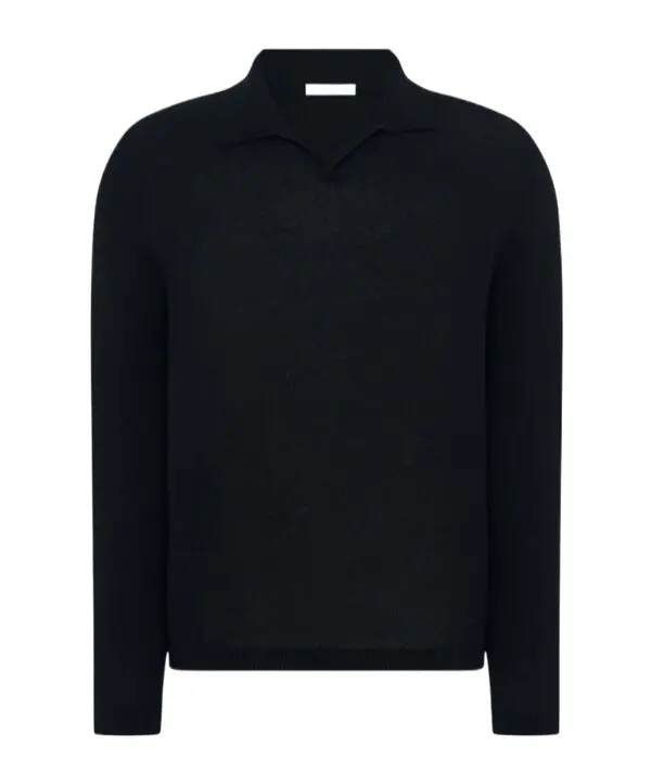 THE ROW Ripley Polo Shirt - Black