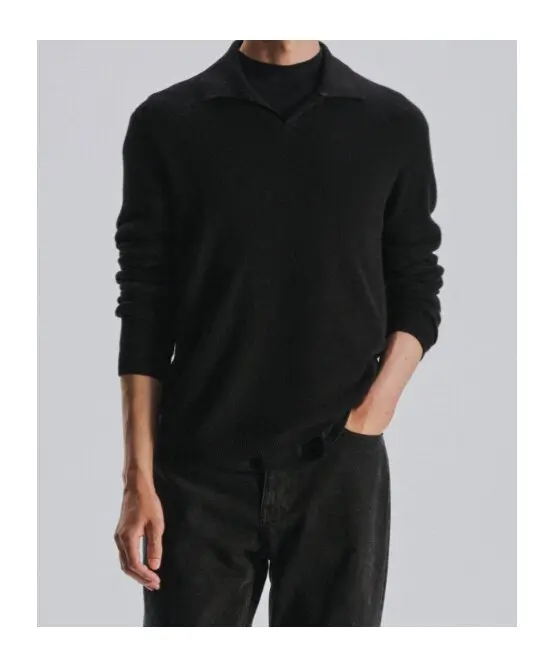 THE ROW Ripley Polo Shirt - Black