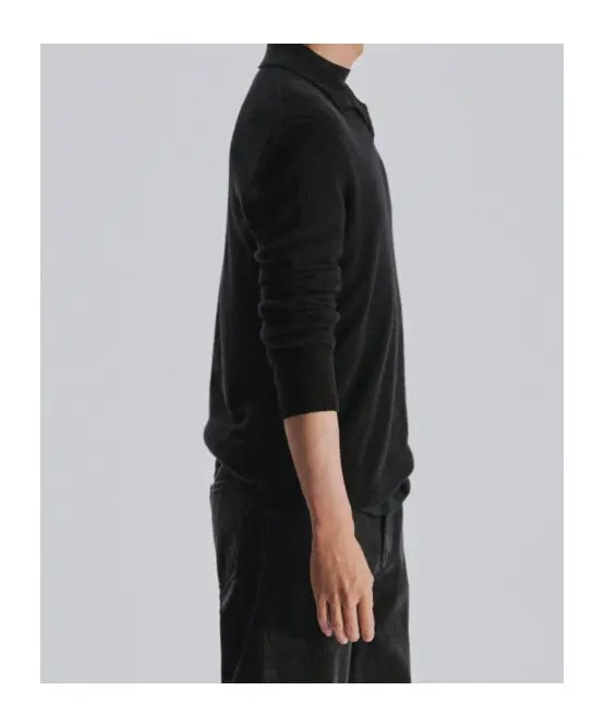 THE ROW Ripley Polo Shirt - Black