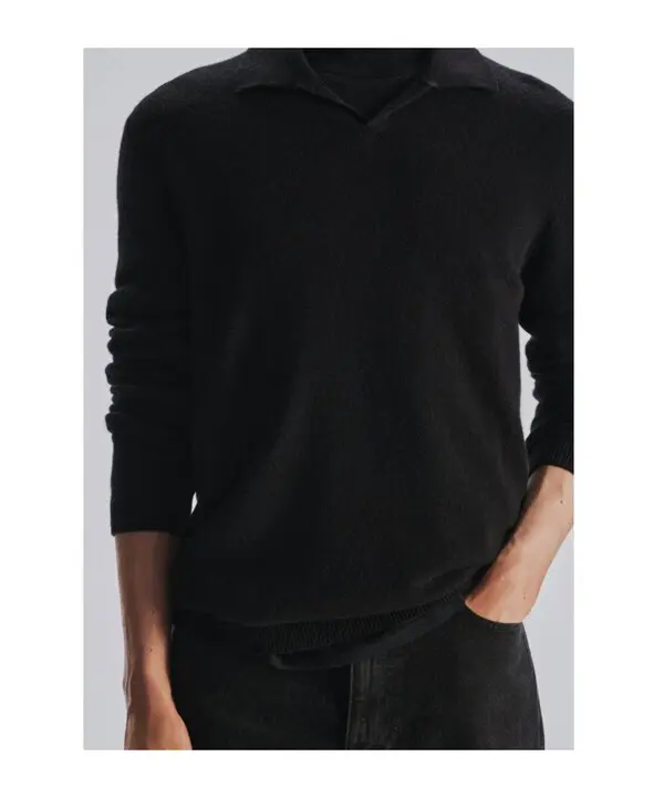 THE ROW Ripley Polo Shirt - Black
