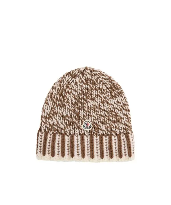 Moncler Mouliné Wool-blend Beanie
