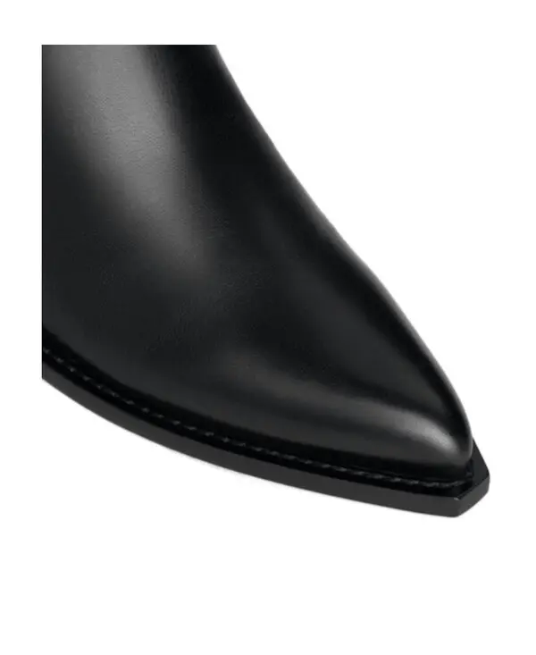 Celine Joan Jodhpur Boots In Calfskin
