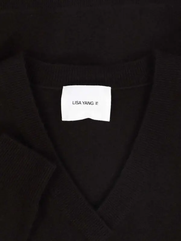 LISA YANG V-neck Sweater - Brown