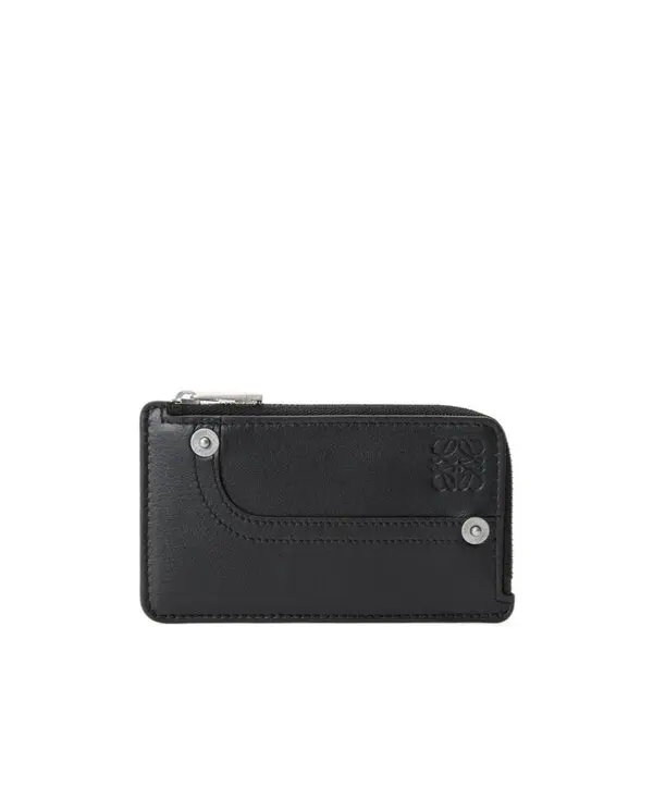 Loewe Panta Zipped Card Holder - Black