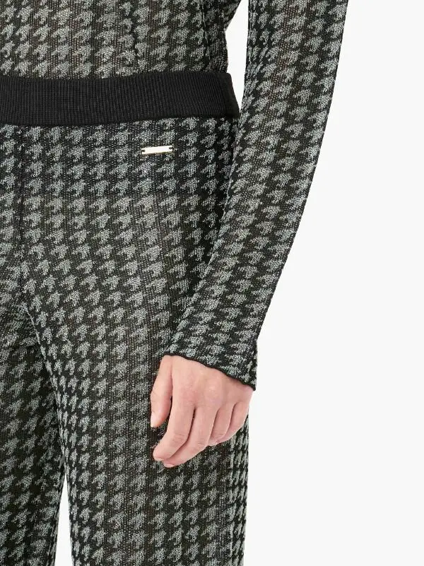 J.W.ANDERSON Check-pattern Logo-plaque Trousers