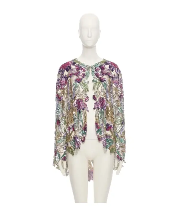 Valentino Garavani Sequined Jacket - White