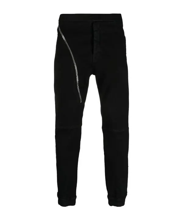 Rick Owens Aircut Decorative-zip Skinny Joggers