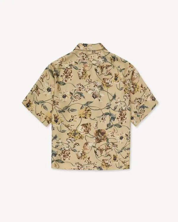 Kenzo Floral Short-sleeve Shirt - Light Brown
