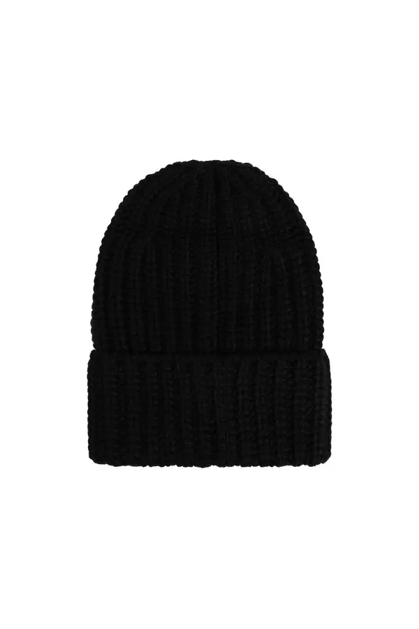 Dsquared2 Ribbed Beanie With Logo Detail