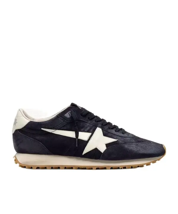 GOLDEN GOOSE Running Marathon Low-top Sneakers - Navy Blue
