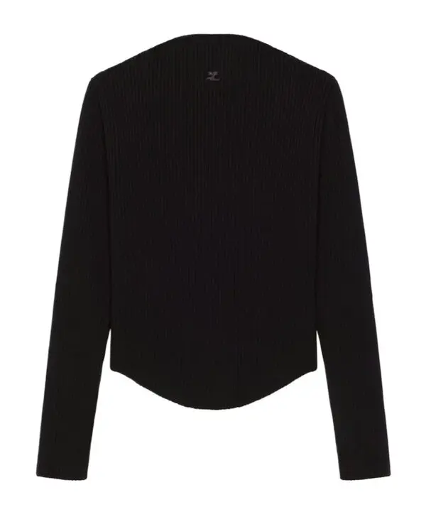 COURREGES Courrèges Ribbed-knit Boatneck Jumper