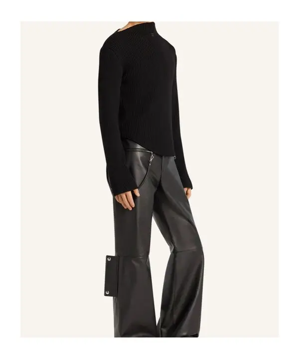COURREGES Courrèges Ribbed-knit Boatneck Jumper