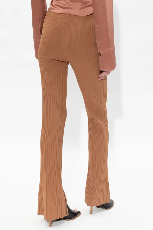 Nanushka High-waist Front-slit Leggings