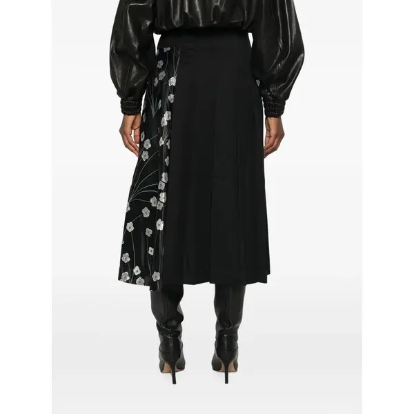 Stine Goya Pleated Midi Skirt