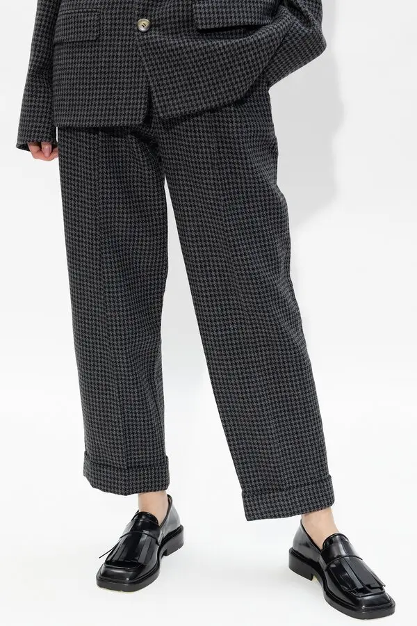 Nanushka Biba Checked Trousers