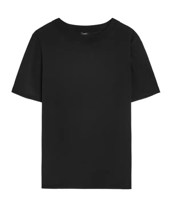 JOSEPH Silk-crepe T-shirt