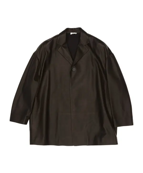 Fear Of God Single Breasted Leather Jacket