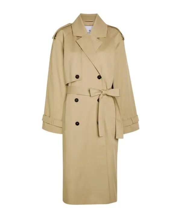 ANINE BING Long-sleeved Trench Coat