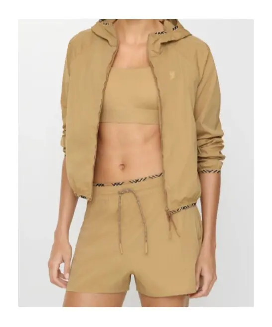 Burberry Stretch Nylon Shorts With Equestrian Knight Design