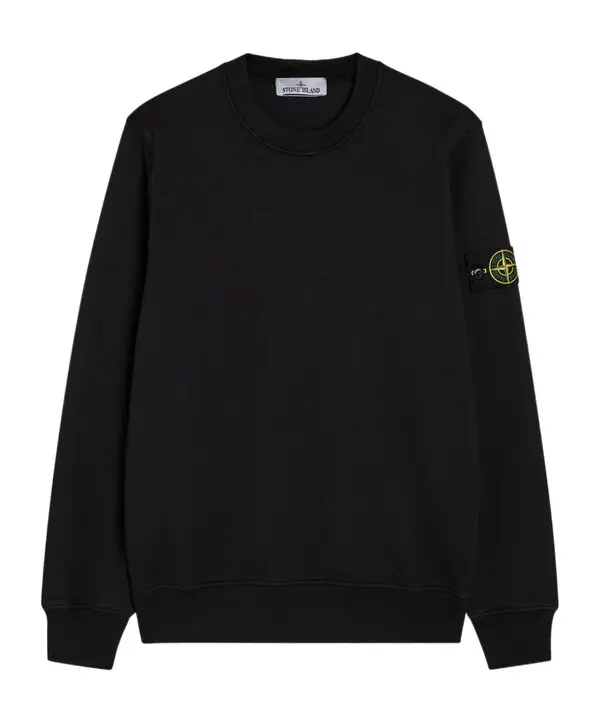 Stone Island Logo Cotton Sweatshirt