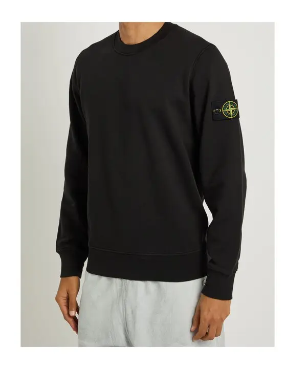 Stone Island Logo Cotton Sweatshirt