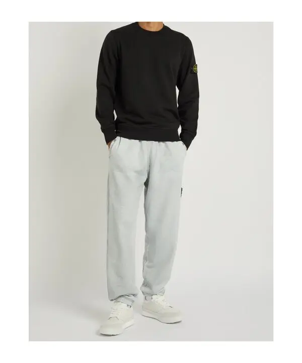 Stone Island Logo Cotton Sweatshirt