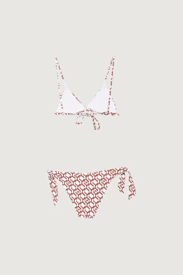 Max Mara Geometric Print Bikini Set