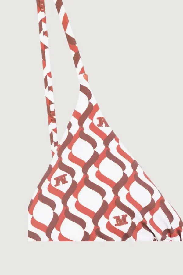 Max Mara Geometric Print Bikini Set