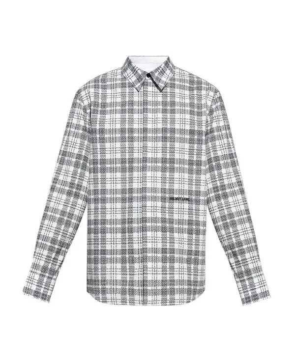 Helmut Lang Plaid Long-sleeved Shirt