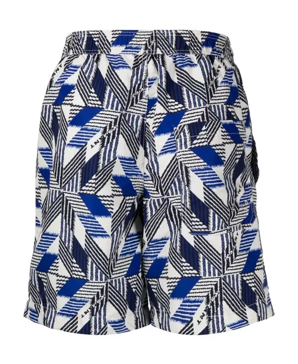 Isabel Marant Étoile Geometric Print Swim Shorts