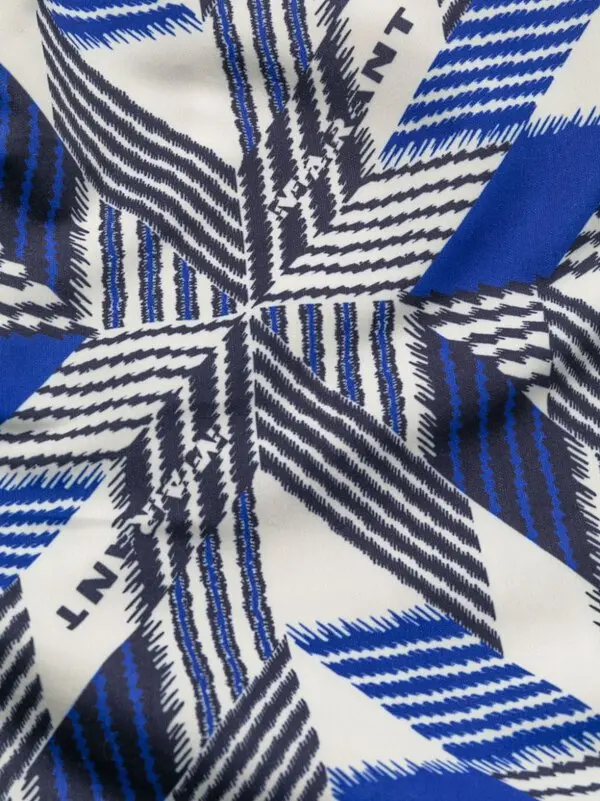 Isabel Marant Étoile Geometric Print Swim Shorts