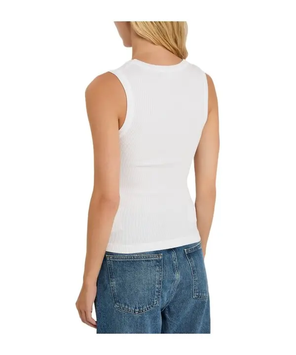AGOLDE Poppy Ribbed Cotton-blend Tank