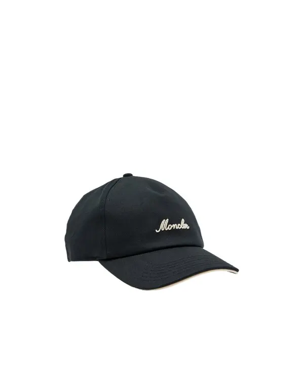 Moncler Logo-embroidered Cotton Cap