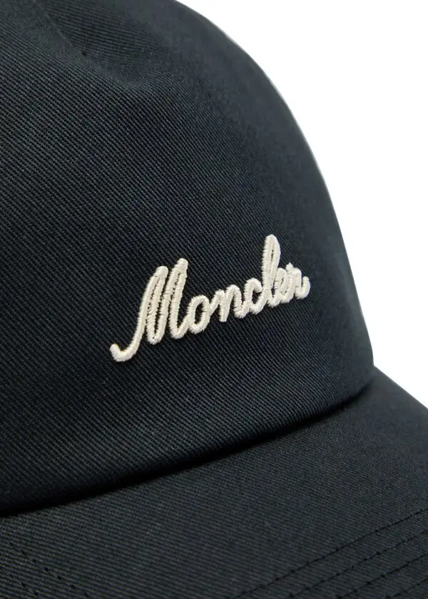 Moncler Logo-embroidered Cotton Cap