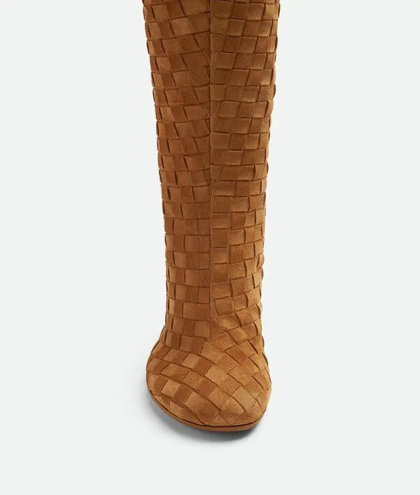 Bottega Veneta Woven Knee High Boots