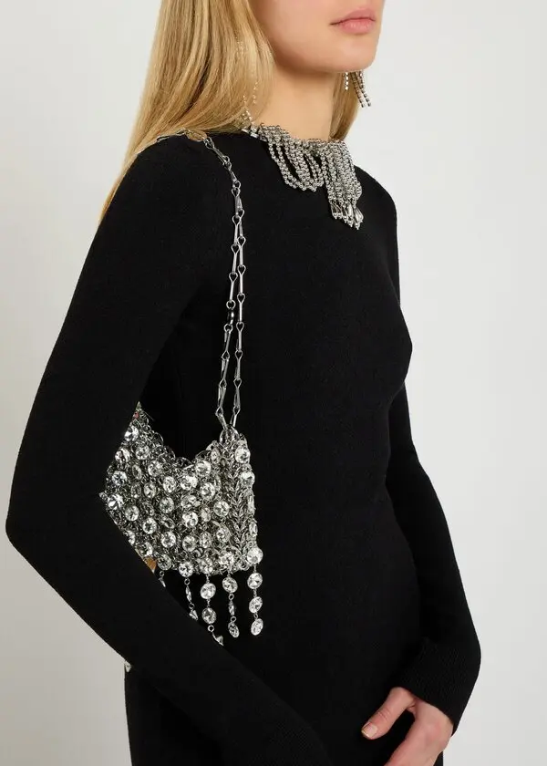 Rabanne Embellished Open-back Gown