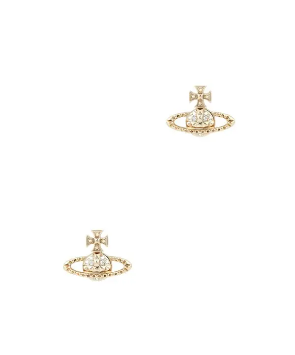 VIVIENNE WESTWOOD Mayfair Bas Relief Orb Stud Earrings - Yellow
