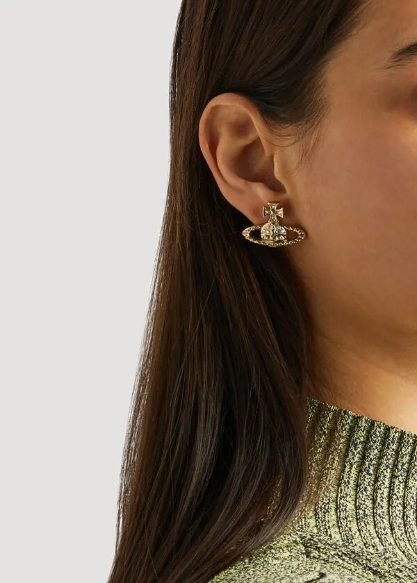 VIVIENNE WESTWOOD Mayfair Bas Relief Orb Stud Earrings