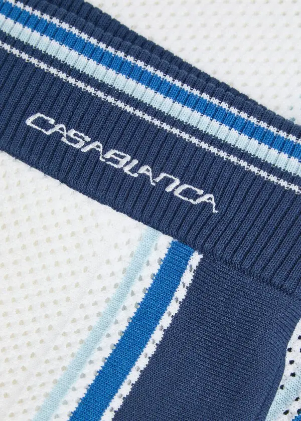 Casablanca Panelled Knit Shorts