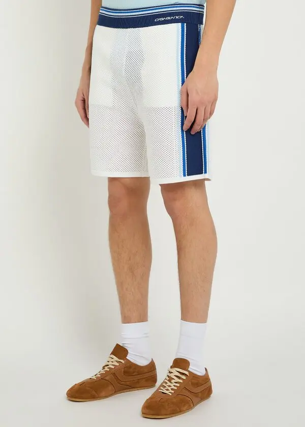 Casablanca Panelled Knit Shorts