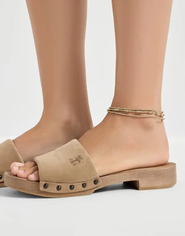 Brunello Cucinelli Sterling Silver Anklet