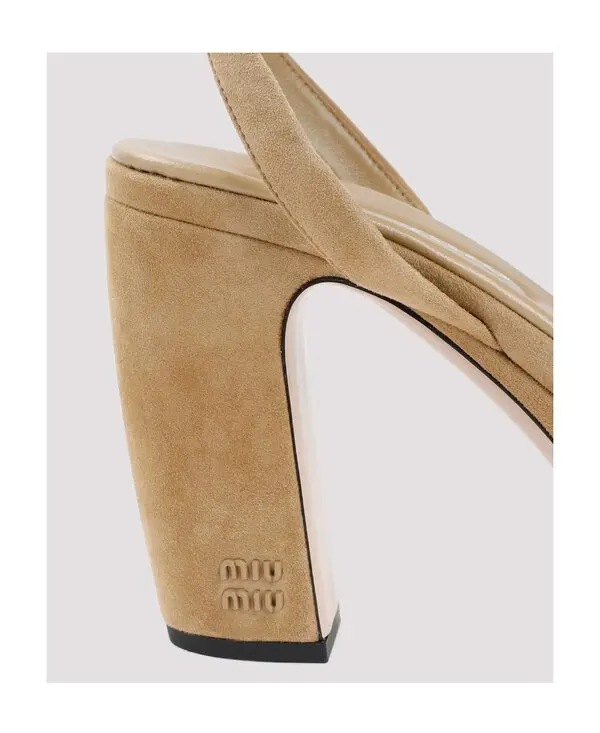 Miu Miu Open-toed High-heeled Sandals