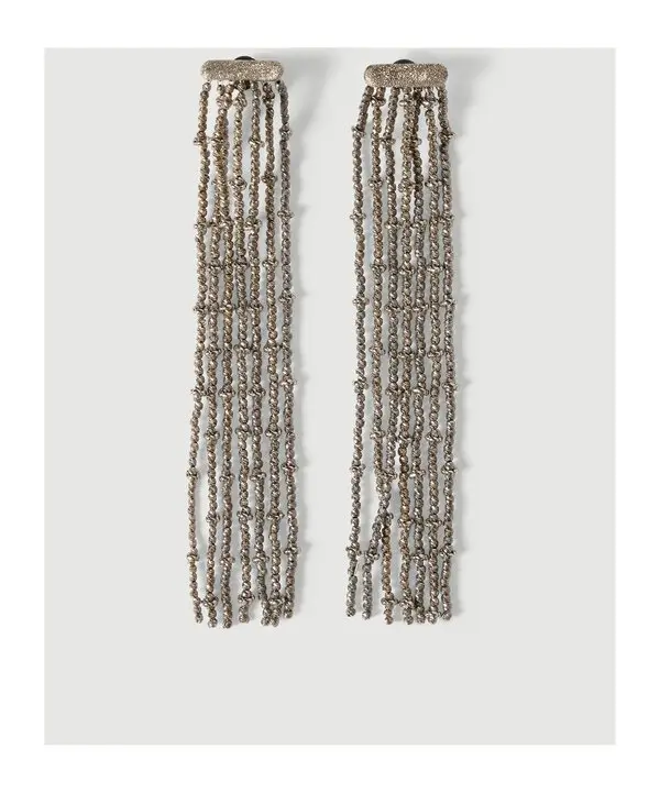 Brunello Cucinelli Tasseled Drop Earrings