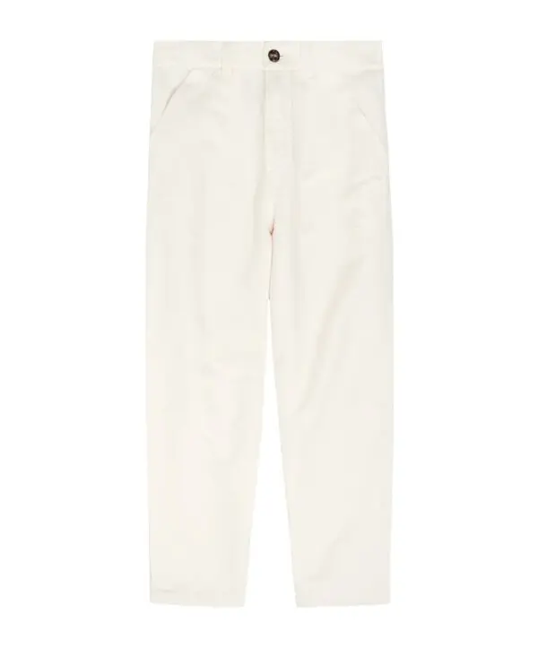 Brunello Cucinelli Relaxed Linen And Cotton-blend Trousers