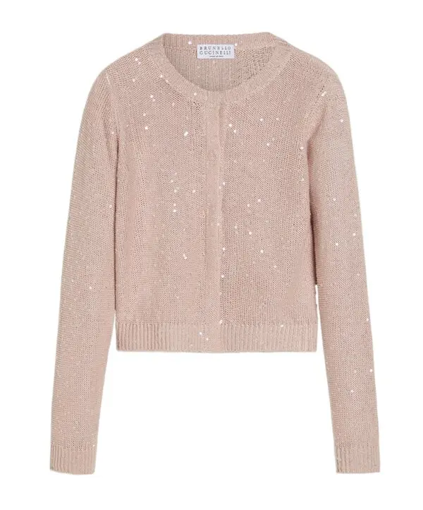 Brunello Cucinelli Sequin Embellished Cardigan